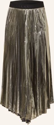 AllSaints Allsaints Plisseerock Jax gold