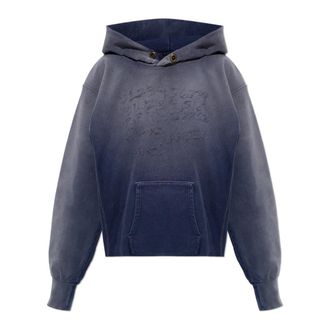 Maison Margiela Besticktes Sweatshirt - - Sweatshirts & Hoodies - Damen - Blau - S