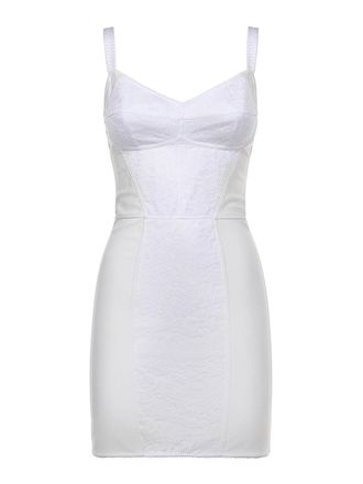 Dolce & Gabbana Robe Au Genou - Blanc