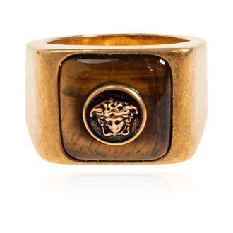 Versace Homme, Accessoires, Jaune, Taille: 64 MM Bague Aura
