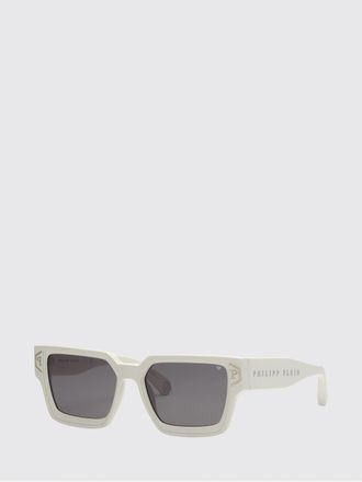 Philipp Plein Lunettes de soleil ail-de-chat en ac&eacute;tate &agrave; monture rectangulaire