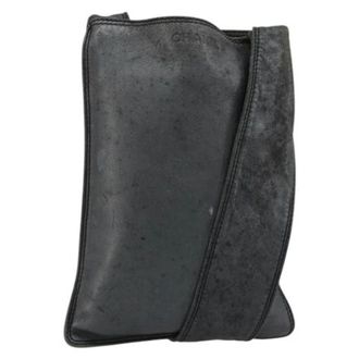 Chanel Sac bandouli&egrave;re vintage en cuir dagneau doccasion - Femme - Pre-owned - Noir - Taille: ONE Size