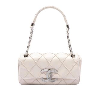 Chanel Pre-owned Classic Flap Shoulder Bag - - Pre-owned - Damen - Wei&szlig; - ONE SIZE