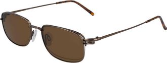 Flexon Homme, Accessoires, Brun, Taille: 54 MM FLX 806Mag-Set Lunettes de soleil