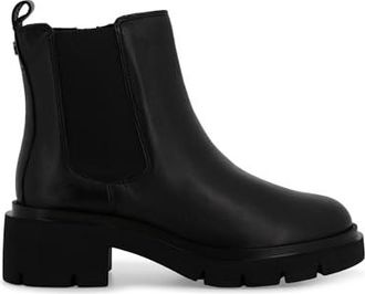 Melluso Bottines femme en cuir noir k55517, Noir, 35 EU