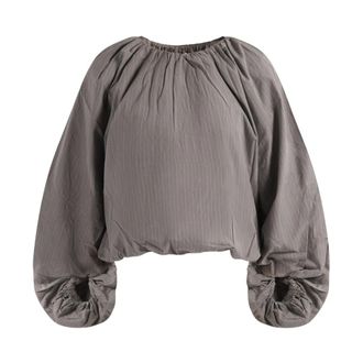 By Malene Birger Semara Bluse - - Blouses & Shirts - Damen - Grau - XS