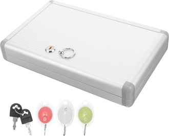 Cabilock Wandschl&uuml;sselkasten aus Aluminiumlegierung mit Schloss 24 Pl&auml;tze Gro&szlig;er Schl&uuml;sselaufbewahrungsbox f&uuml;r B&uuml;ro und Geb&auml;udeverwaltung