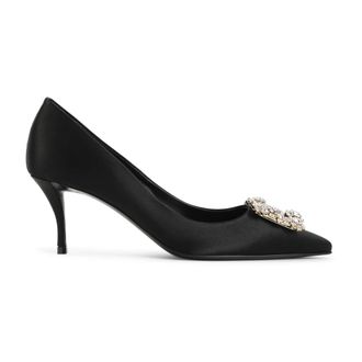 Roger Vivier Schwarze Pumps Eleganter Stil Schuhe - - Shoes - Damen - Schwarzk - 36 1/2 EU