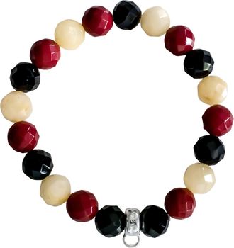 Thomas Sabo Thomas Sabo Charm-Armband Deutschland Obsidian 17 cm X0195-614-7