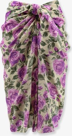 Chlo&eacute; Silk skirt with multicolor print - CHLOE - gender_Woman