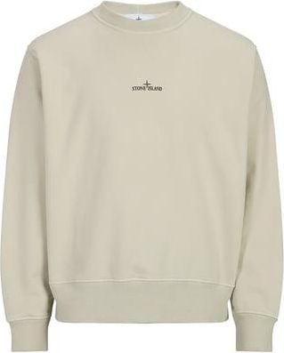 Stone Island Sweat droit col ronds&eacute;rigraphi&eacute; en coton