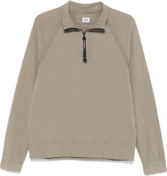 C.P. Company Sweatshirt mit Reißverschluss - Grau