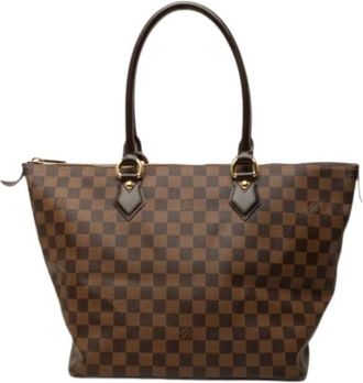 Louis Vuitton Pre-owned Saleya MM Tote Bag - Femme - Pre-owned - Brun - Taille: ONE Size