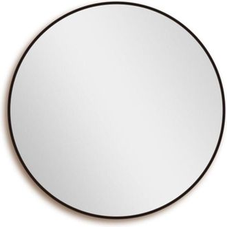 Saniclass Saniclass Retro Line 2.0 Miroir rond 100x100cm cadre noir mat