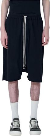 Rick Owens Homme, Shorts, Noir, Taille: XS Drawstring Pods Shorts