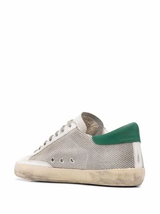 Golden Goose Low-Top Sneaker - Textured Silk And Nylon Low-Top Sneakers - Gr. 42 (EU) - in Grau - f&uuml;r Damen