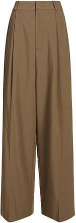 Adolfo Dominguez Rechte Plueshose - Brown