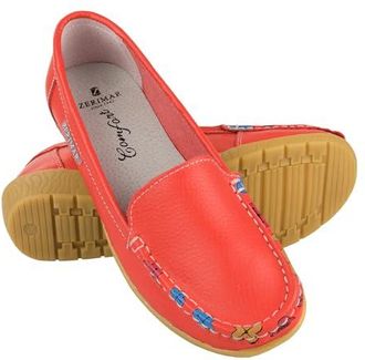 Zerimar Chaussures habillées Confortables pour Femmes - Mocassins Femmes en Cuir - Ballerines Femmes pour lété - Chaussures dété pour Femmes - Mocassins Femme