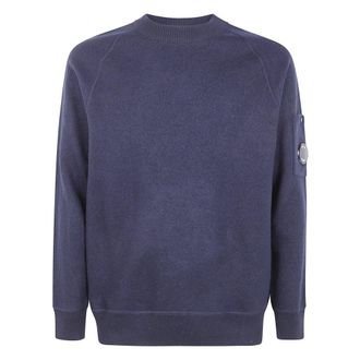 C.P. Company Merinowolle Rundhalsausschnitt Strickpullover - - Sweatshirts & Hoodies - Herren - Blau - XL