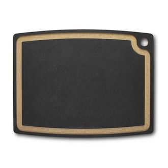 Victorinox by Swiss Army Schneidebrett, Gourmet Serie, Cutting Board XL 49.5 x, 38.1 x, 0.9, Saftrille, Klingenschonend, Spülmaschinengeeignet, Schwarz