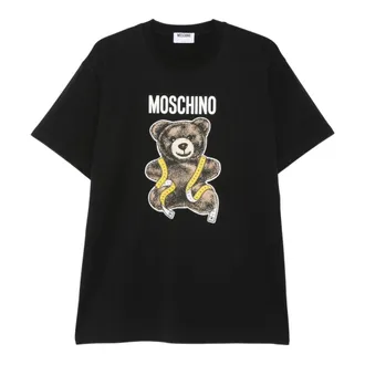Moschino Teddyb&auml;r Jersey T-Shirt - - Tops - Damen - Schwarzk - M