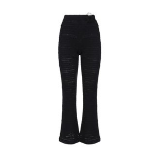Alberto Audenino Geh&auml;kelte Culottes mit Strass-Detail - - Trousers - Damen - Schwarzk - M