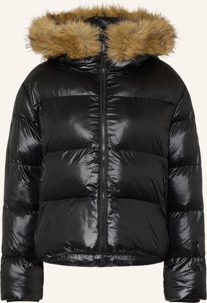 Darling Harbour Darling Harbour Steppjacke Mit Kunstfell schwarz