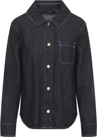 Max Mara Femme, Blouses et Chemises, Bleu, Taille: 40 FR Enfasi Shirt