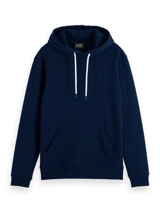 Scotch & Soda Herren Essential Badge Logo Hooded Sweatshirt, Night 401, L EU