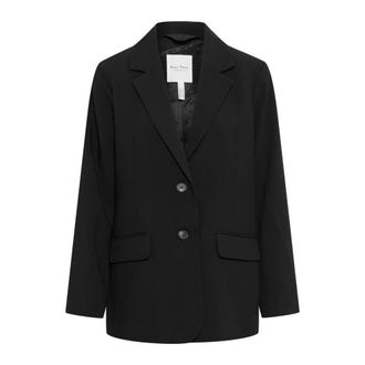 Part Two Klassischer Schwarzer Blazer mit V-Ausschnitt - - Jackets - Damen - Schwarzk - M
