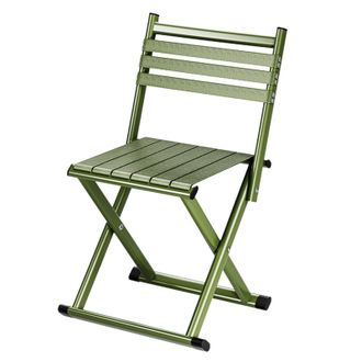 Generico Esszimmerstuhl f&uuml;r den Au&szlig;enbereich, zusammenklappbare Campingbank, zusammenklappbar, f&uuml;r drinnen und drau&szlig;en, zusammenklappbarer Hocker f&uuml;r Picknick 