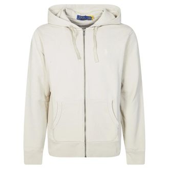 Polo Ralph Lauren Felpa Full Zip Cappuccio - - Sweatshirts & Hoodies - Herren - Grau - XL