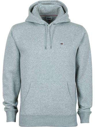 Tommy Jeans Herren Hoodie TJM Regular mit Kapuze, Grau (Light Grey Heather), XXS