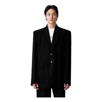 VETEMENTS Blazer Brod&eacute; - Homme - Vestes - Noir - Taille: XL