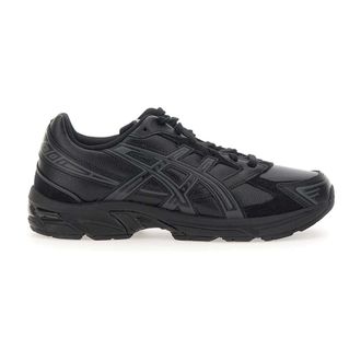 Asics Femme, Chaussures, Noir, Taille: 39 1/2 EU Baskets en cuir noir