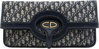 Dior Pre-owned Pochette en toile - Femme - Pre-owned - Bleu - Taille: ONE Size