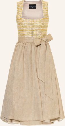 Kinga Mathe Kinga Mathe Boucl&eacute;-Dirndl Saranda Mit Glitzergarn gelb