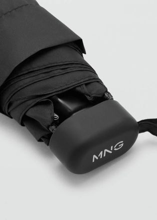 Mango Parapluie pliant mini noir - Femme - Taille unique - MANGO