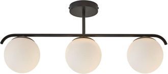 Nordlux Suspension grant 3-Spot Verrerie Noir, H.29.23 - IP20 - E14 / Nordlux Intérieur