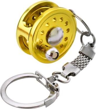 Generic Sghtil Porte-cl&eacute;s en m&eacute;tal - Pendentif en bobine m&eacute;tallique | Porte-cl&eacute;s anti-stress pour &eacute;quipement | Pour portefeuille, bagages, sac &agrave; main, t&eacute;l&eacute;pho