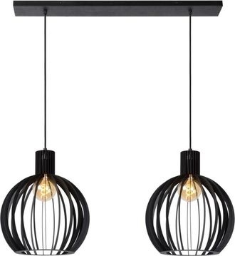 Lucide Lucide - mikaela Suspension 2xE27 Noir
