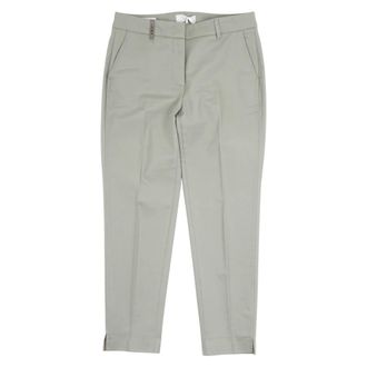 PESERICO Femme, Pantalons, Vert, Taille: 38 FR Tapered Pantalons