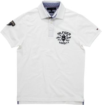 Tommy Hilfiger Herren Poloshirt 887811373 / Phoenix Polo S/S SF, Gr. 54 (XL), Wei&szlig; (100 Classic White)