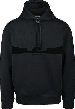 Emporio Armani Homme, Sweatshirts et sweats &agrave; capuche, Noir, Taille: XL Felpa Cappuccio
