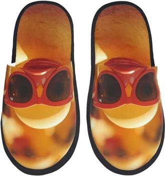 Generic Lunettes De Soleil Yellow Duck Homme Femme Slippers Respirantes Chaussons Antid&eacute;rapantes Pantoufles Pour Maison Ext&eacute;rieur Int&eacute;rieur M