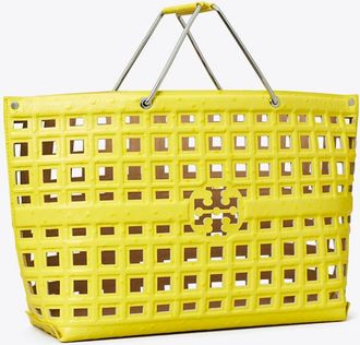 Tory Burch Damen Gepr&auml;gte Ella Market Tote Bag