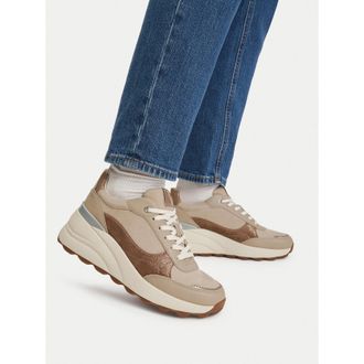 Geox Sneakers Geox D Spherica Ec13 D65WAB 2285 C5288 Beige