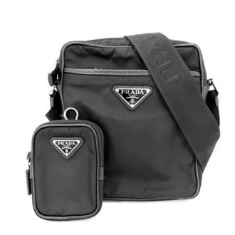 Prada unisex, Pre-owned, Noir, Taille: ONE Size Sac bandouli&egrave;re vintage Pre-owned