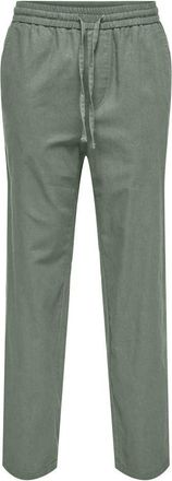 Only & Sons Herren ONSSINUS Loose 0007 COT LIN Pant NOOS Leinenhose, Sea Spray, 41-44.5