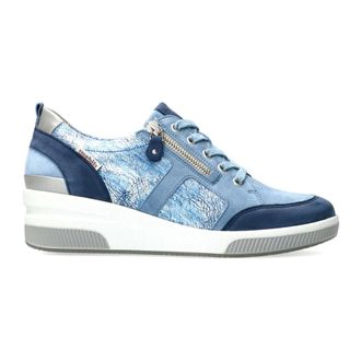 Mephisto Trudie Damen Sneakers - Weite Passform - Denim - - Shoes - Damen - Blau - 37 1/2 EU